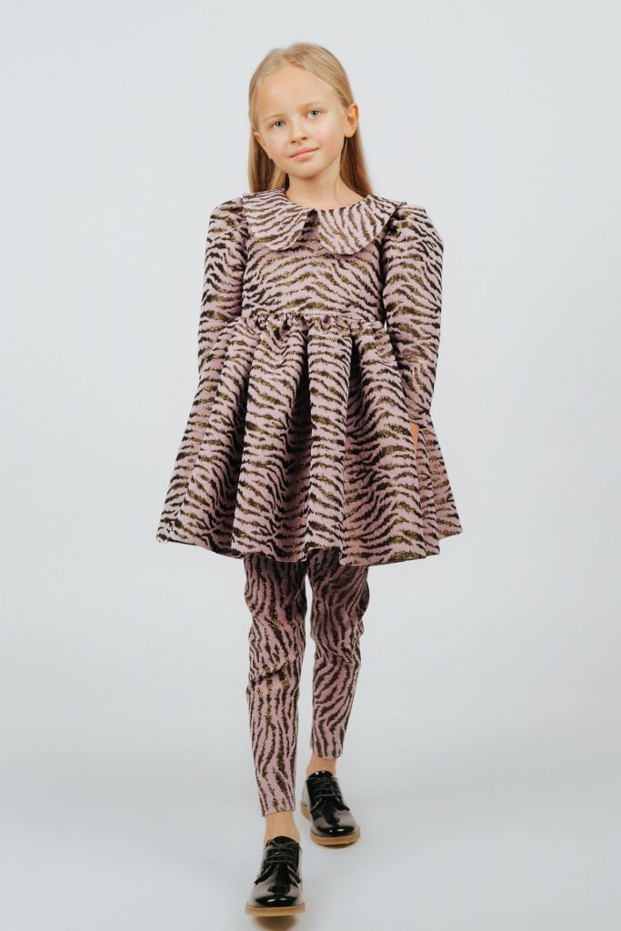 Luxury pink metallic dress • Petite Kingdom